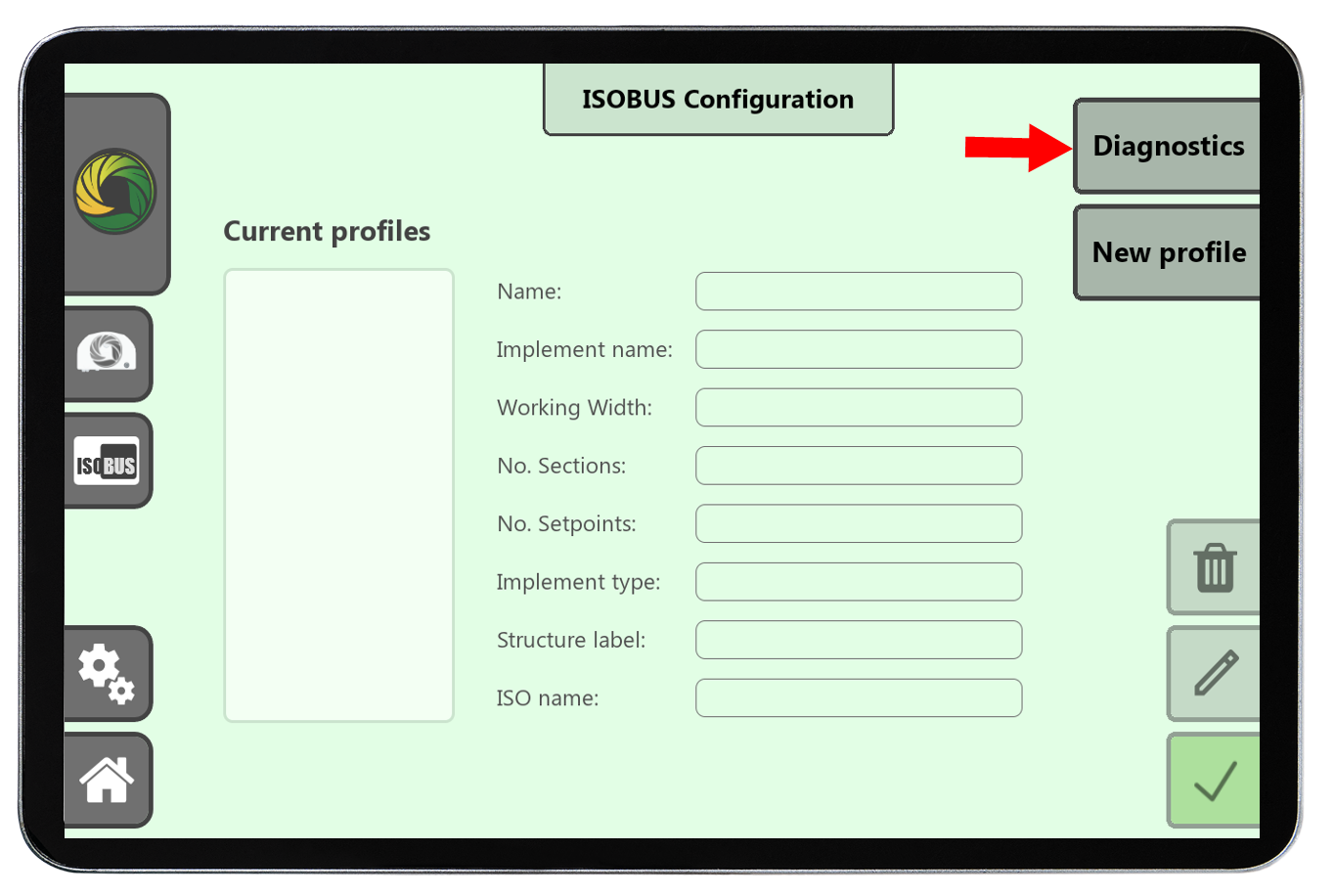 Verifying Correct ISOBUS Configuration and Status